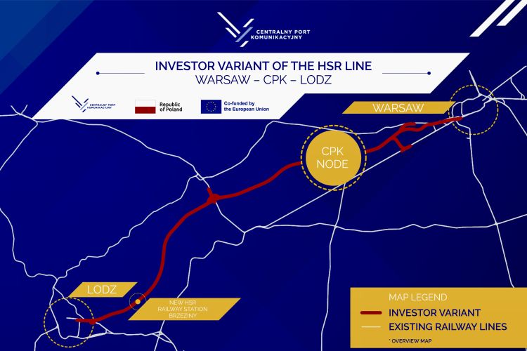 CPK:€64m EU grant for design HSR Warsaw-Lodz line | Latest Railway News